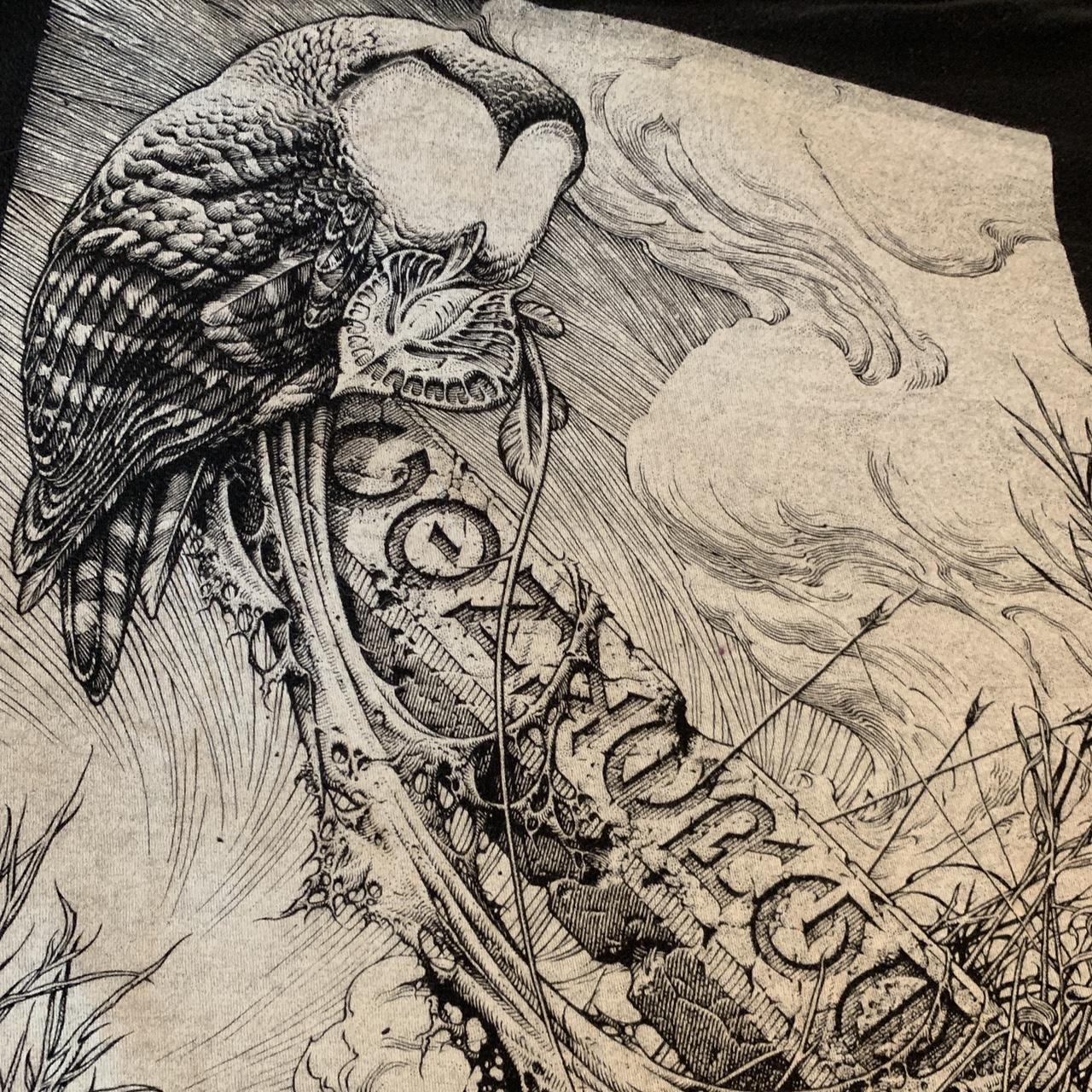 Converge Horkey Owl black shirt , size large , no... - Depop