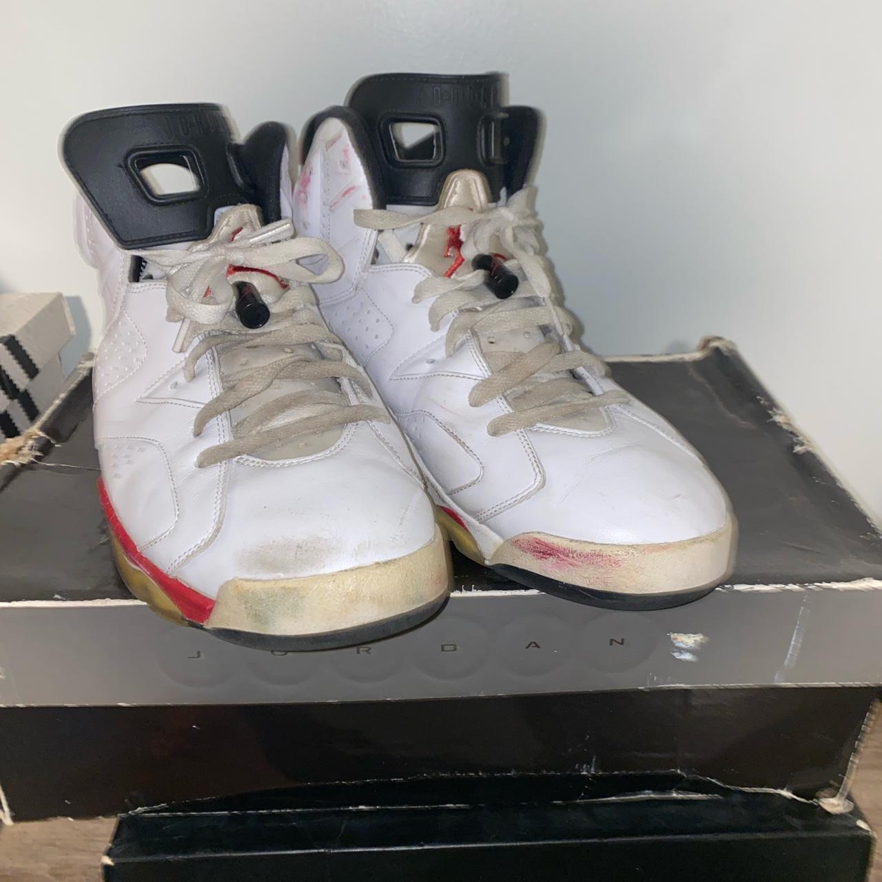 JORDAN 6 INFARED 2010’s SIZE 12 played ball in these... - Depop