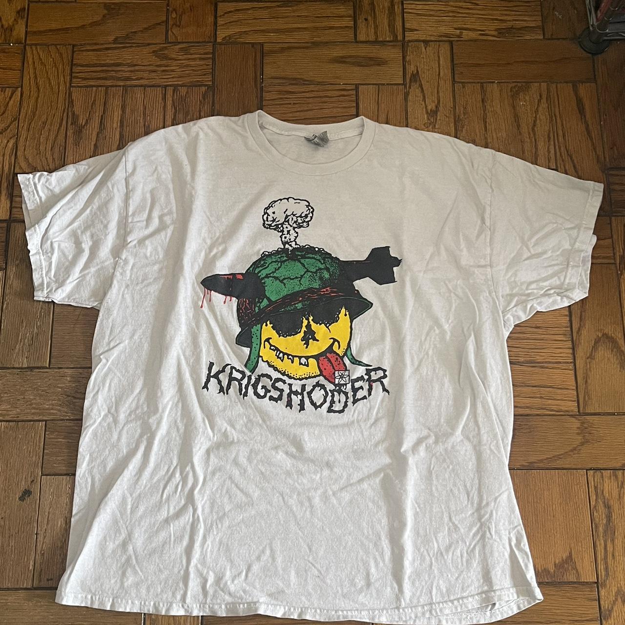 Krigshoder west coast tour tee #punk #hardcore... - Depop