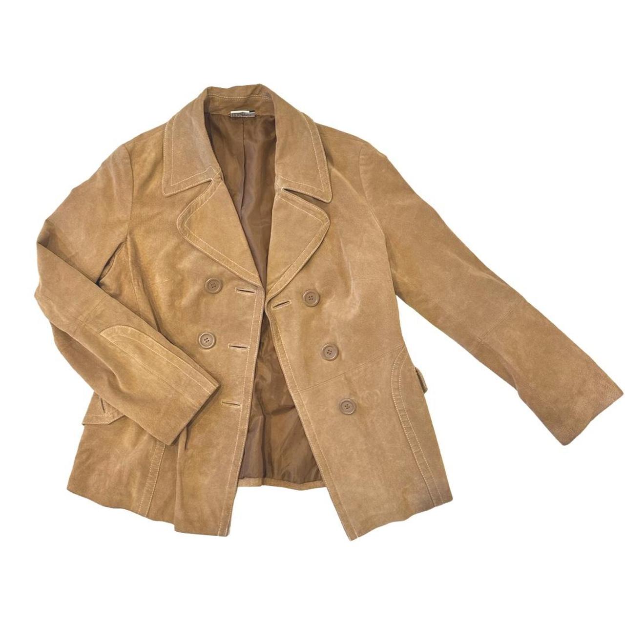 Tan suede jacket This jacket has the most perfect... - Depop