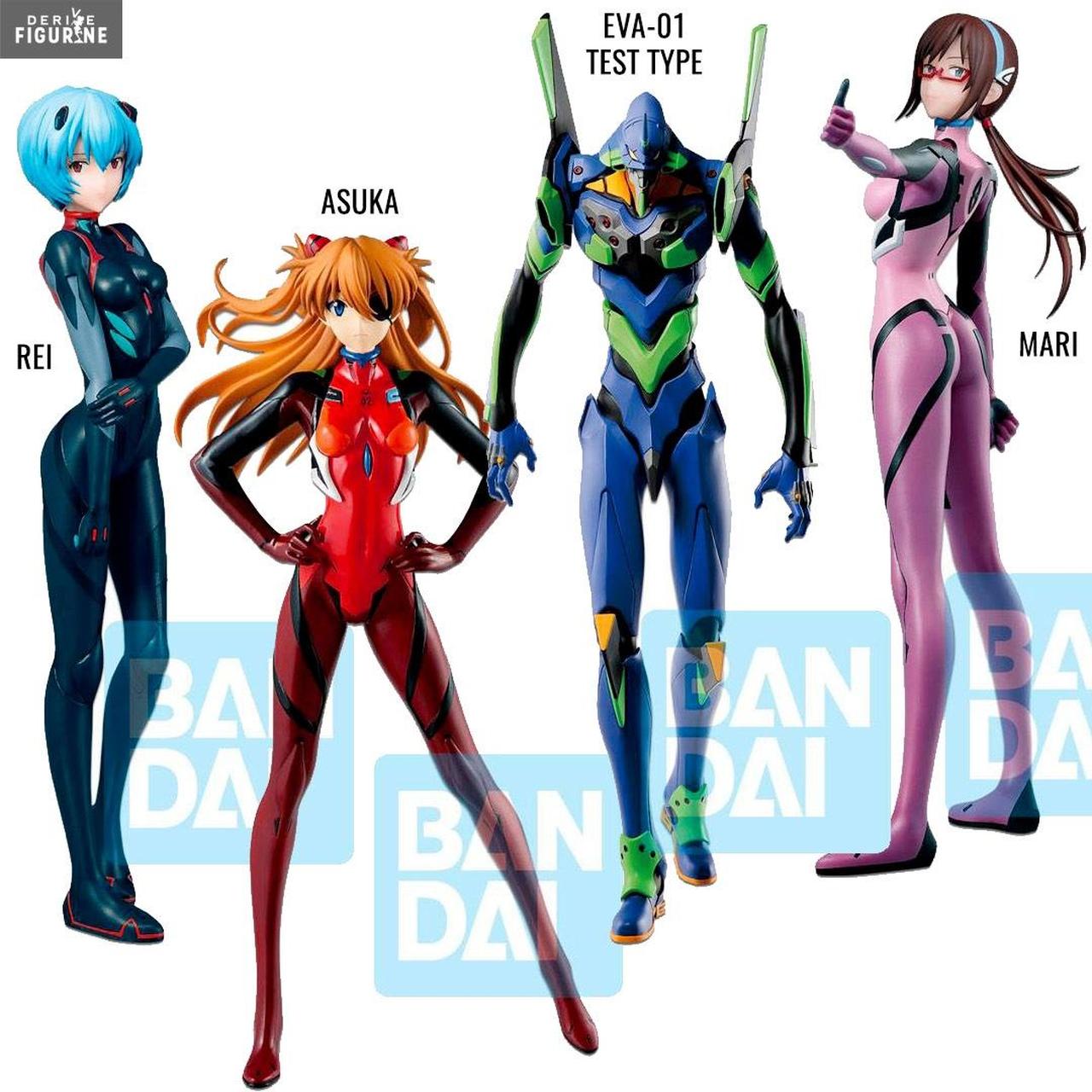 bandai asuka and rei evangelion 3.0+1.0 figures... - Depop
