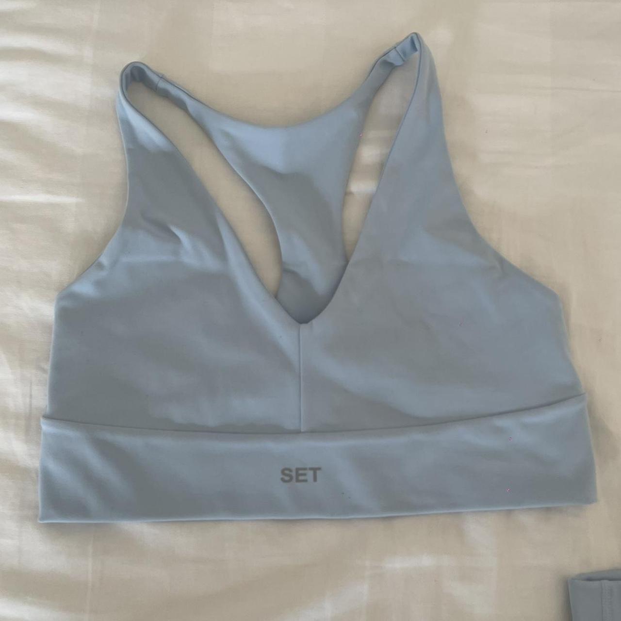 Set Active light blue workout set. Never worn before... - Depop