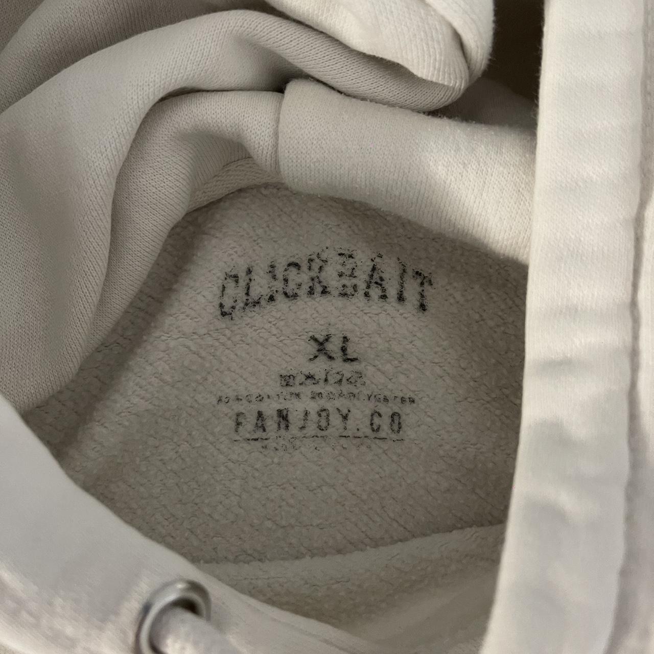 David Dobrik “Clickbait” merch. White embroidered... - Depop