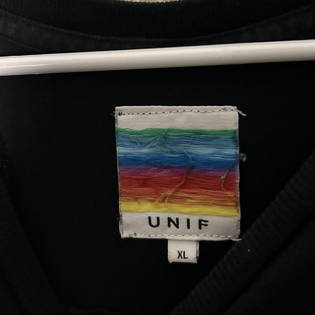 UNIF Men's Black T-shirt | Depop