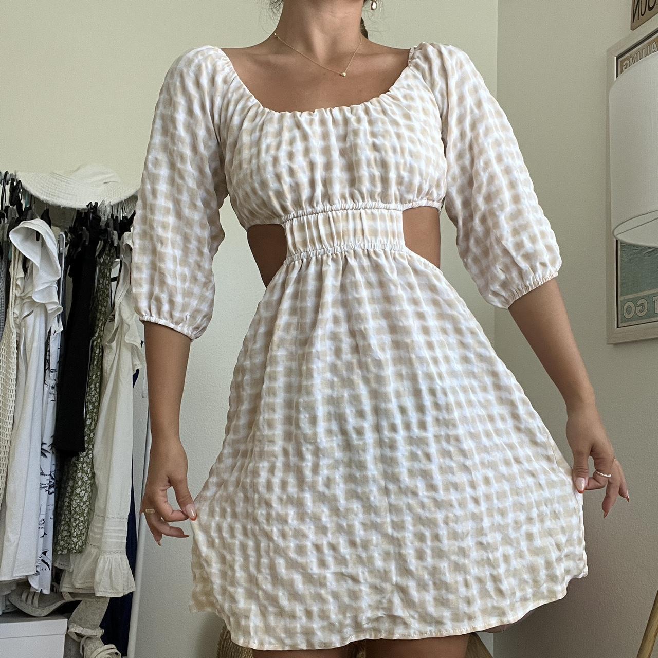 billy j mini dress #gingham #dress #billyjboutique... - Depop