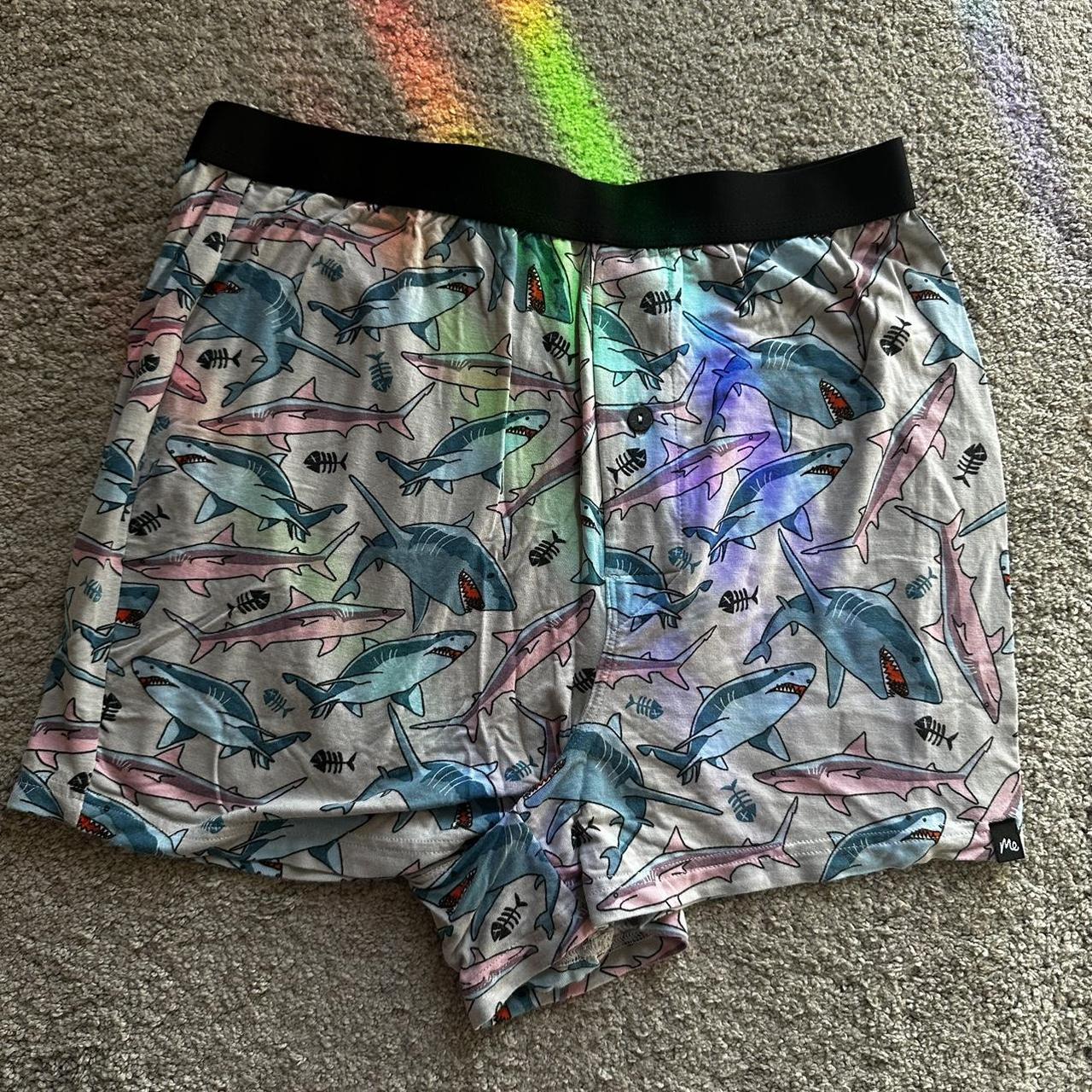 Men’s shark boxers -brand new condition ME UNDIES brand - Depop