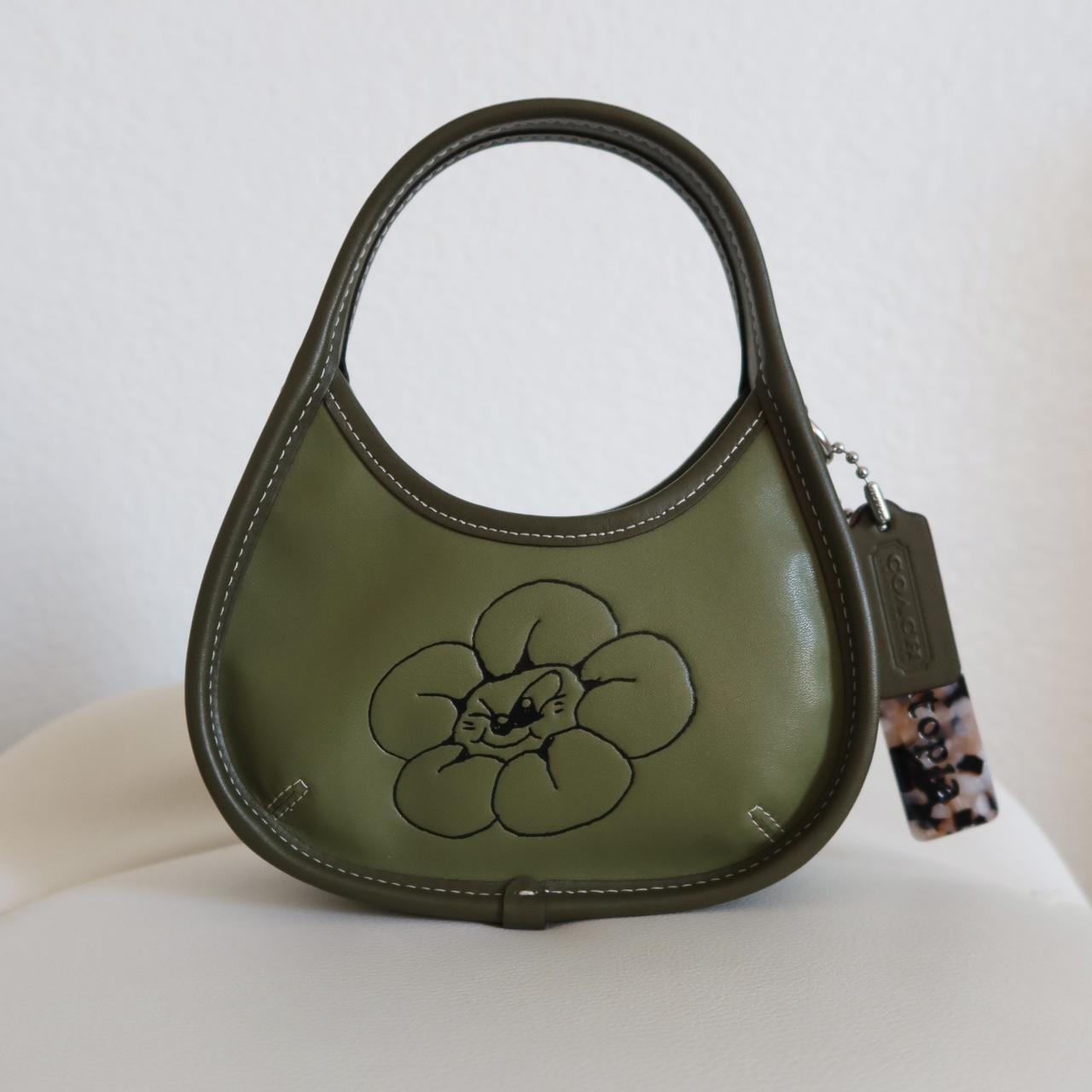 Coachtopia Green Winking Flower Mini Ergo Bag Purse!... - Depop