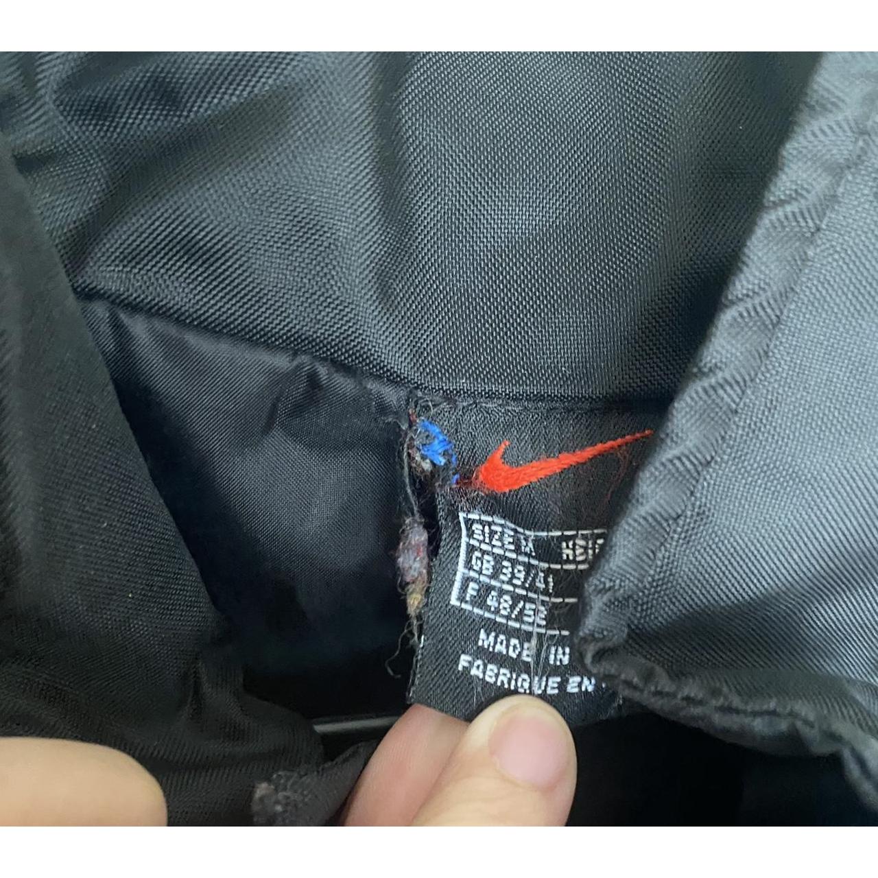 Black Nike Jacket with Swoosh on the Back Size... - Depop