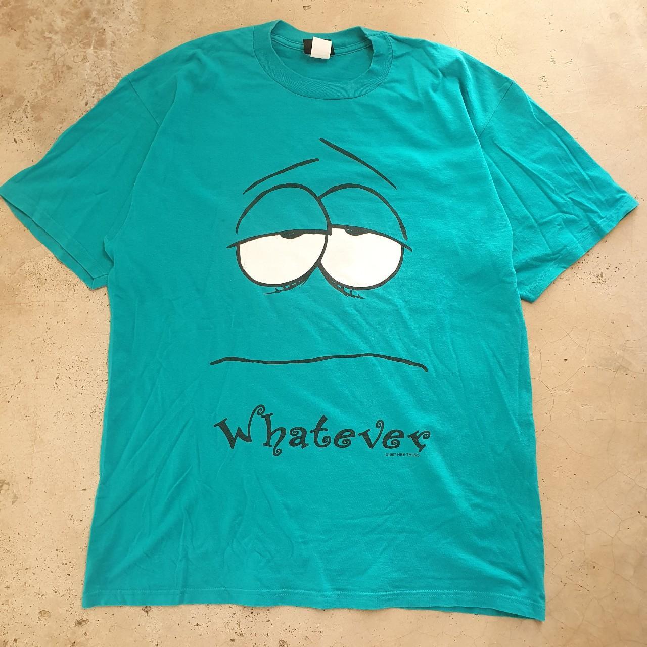 Vintage Whatever face t shirt. Made in U.S.A. Dope... - Depop