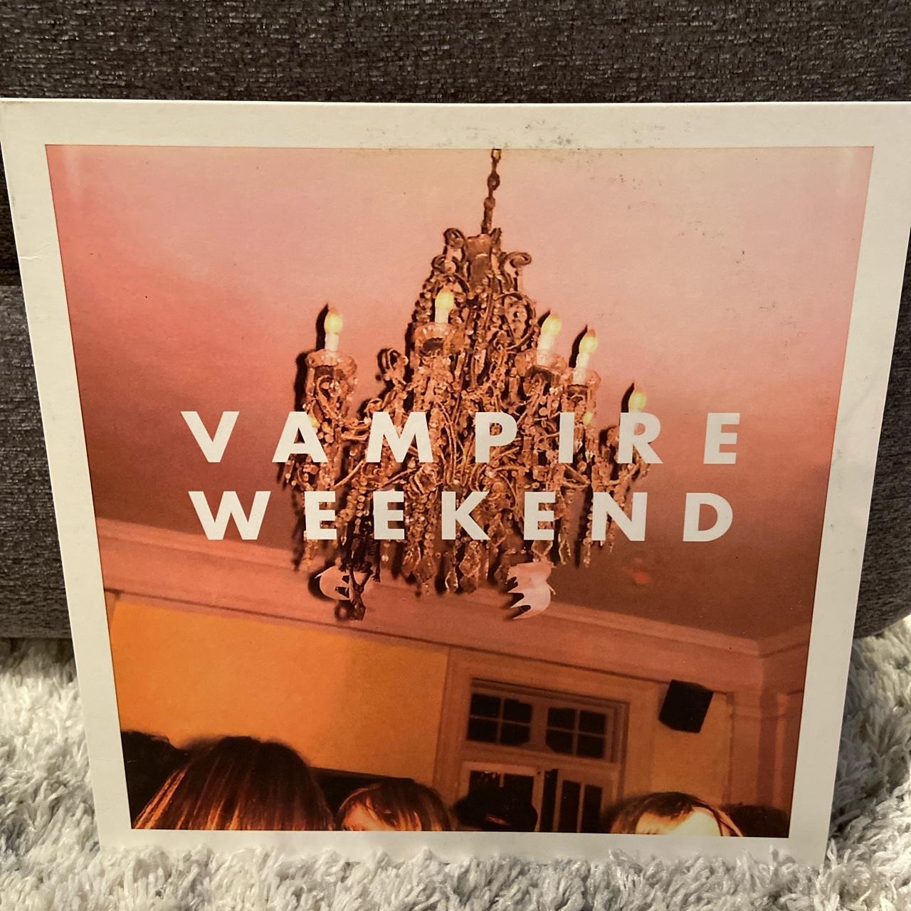vampire weekend vinyl plain black lp front cover... - Depop