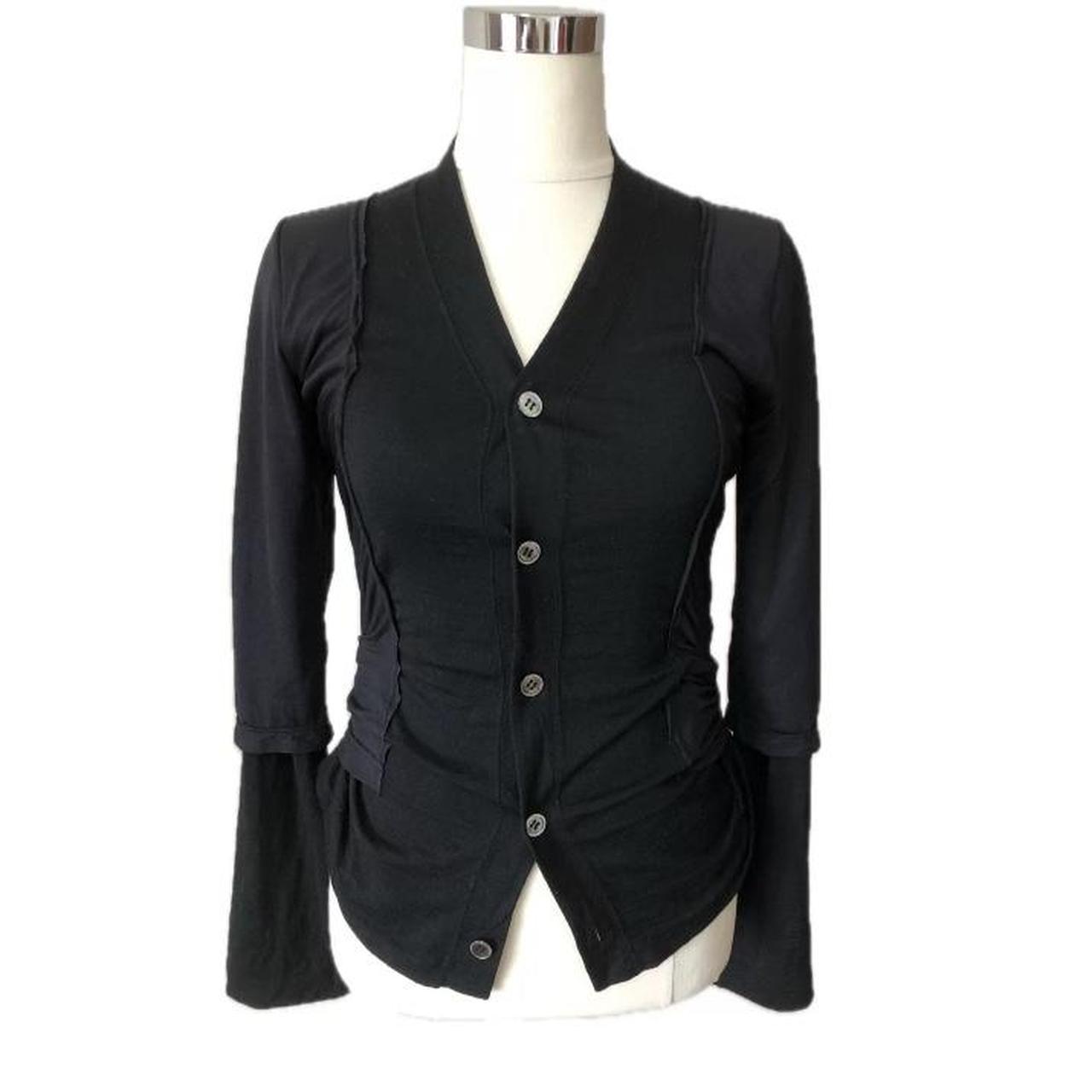 Comme des garsons false two pieces blouse shirt... - Depop