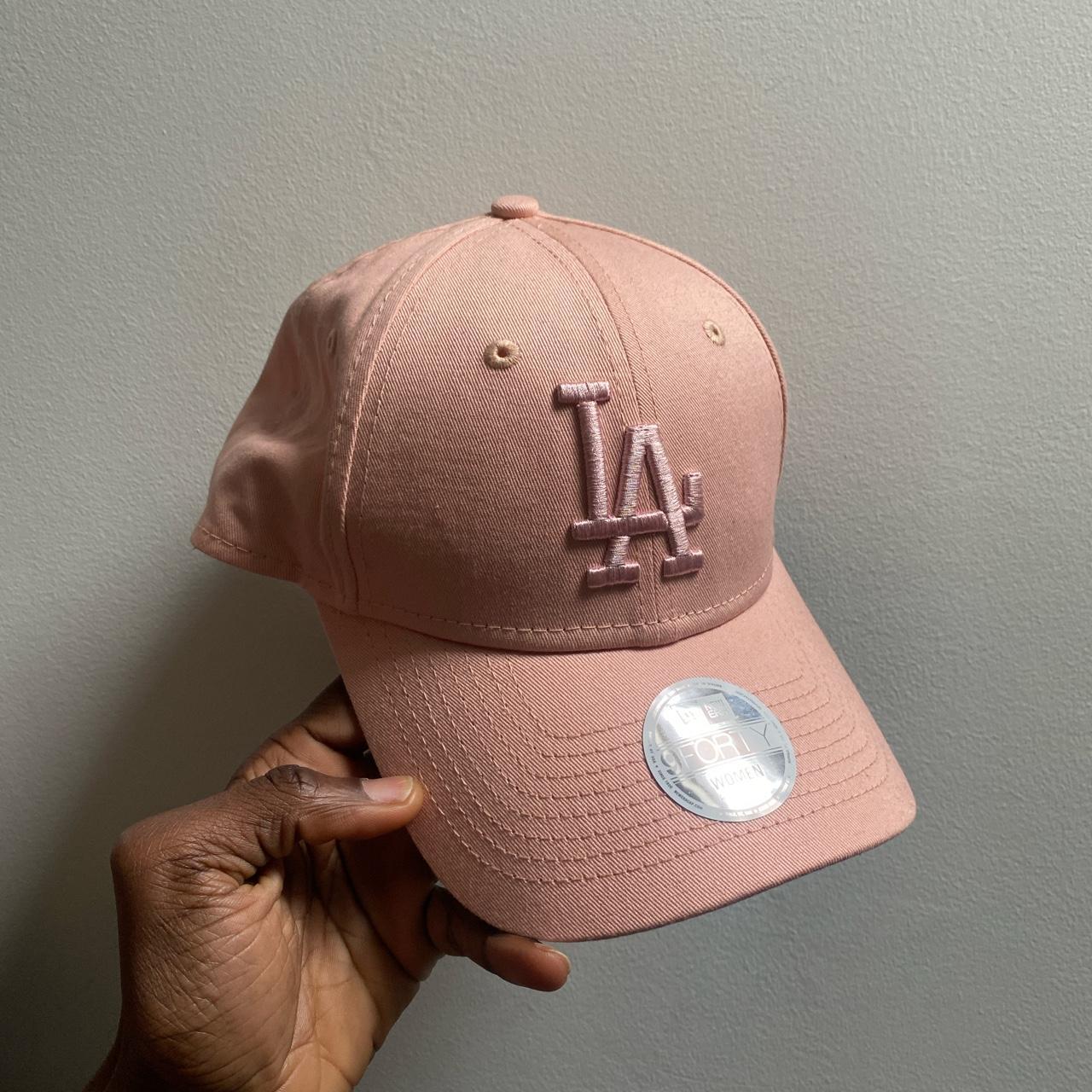 PINK NEW ERA LA ADJUSTABLE CAP - Depop