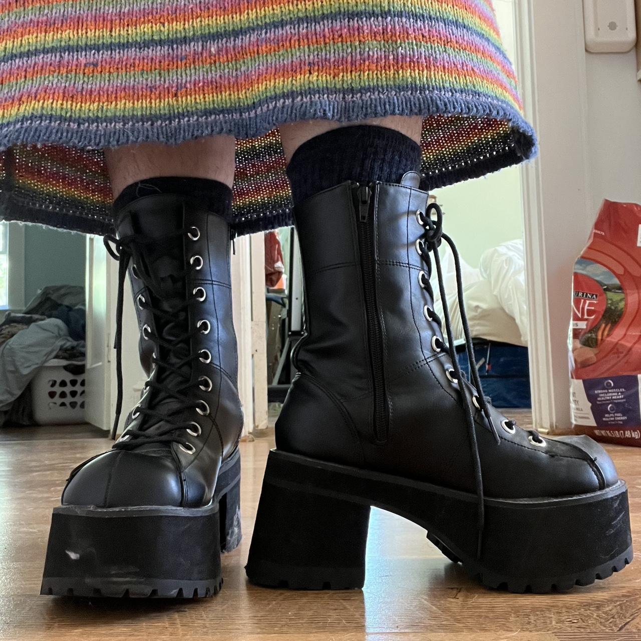 demonia ranger 301 platform boots size 9 women’s... - Depop