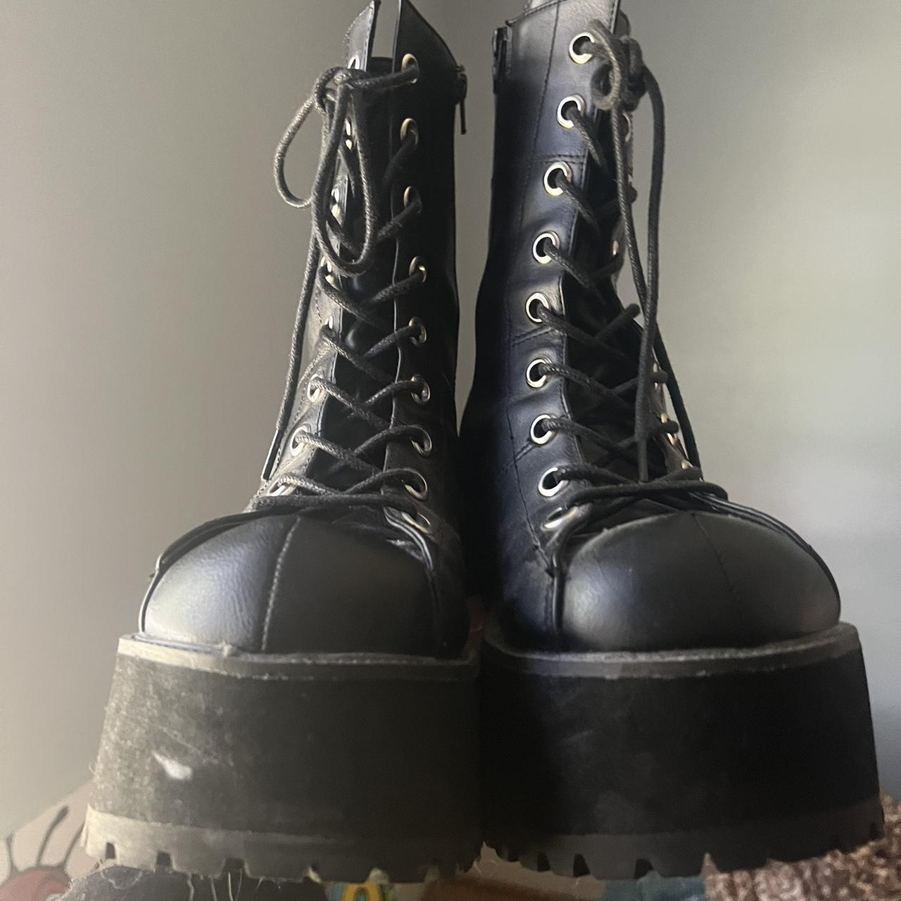 demonia ranger 301 platform boots size 9 women’s... - Depop
