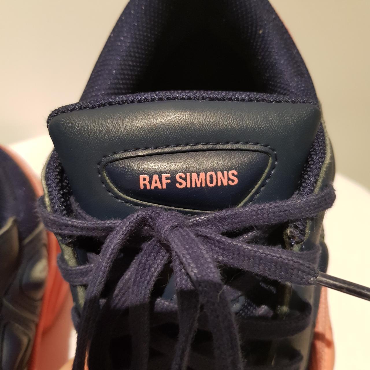 Raf Simons Women's Pink and Blue Trainers | Depop