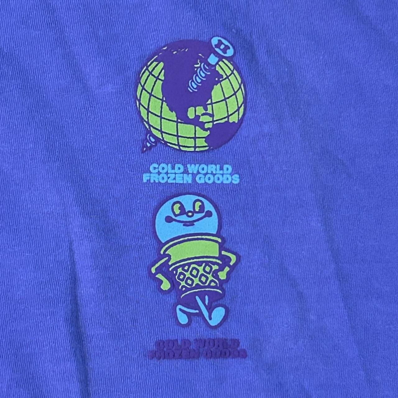 Cold World Frozen Goods shirt, size XL. This brand... - Depop