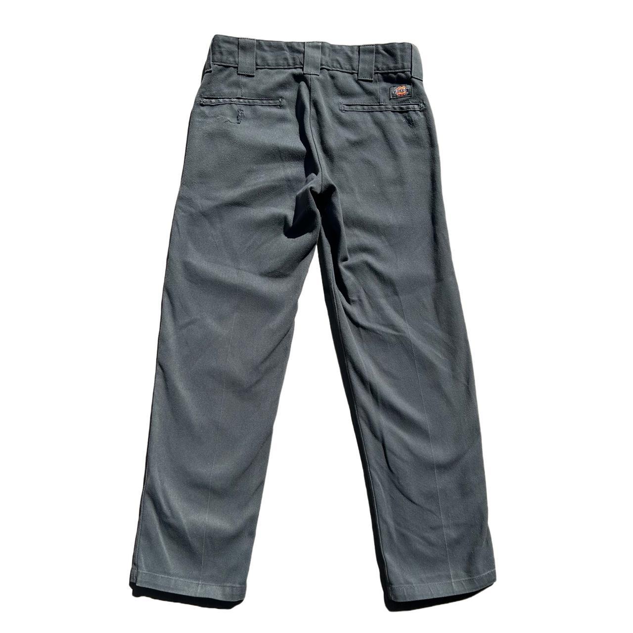 Gray Dickies pants Slim fit size 29x30 Minor wear... - Depop