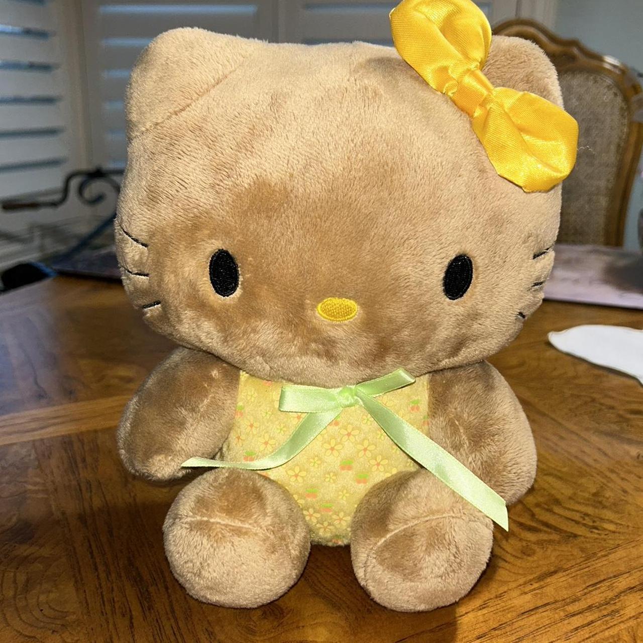 Rare 2010 Hello Kitty Sun Kissed Tan 9” Plush In... | Depop