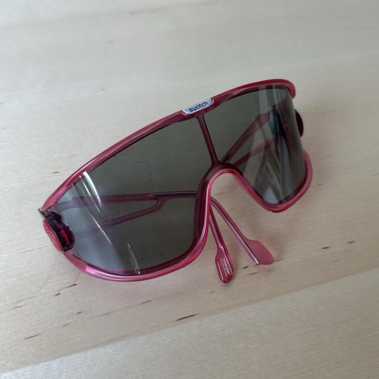 RARE Vintage 1980's Swatch Shield Adjustable... - Depop