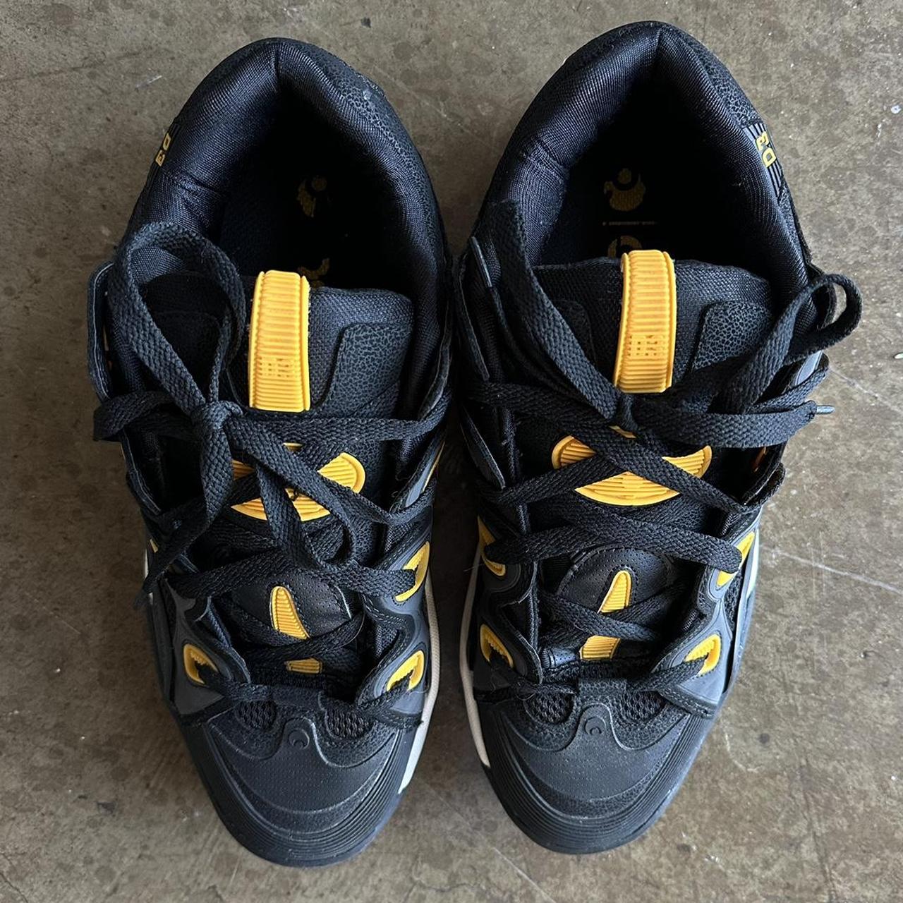Rare Osiris D3 2001 Black/White/Yellow Men’s Size 12... | Depop