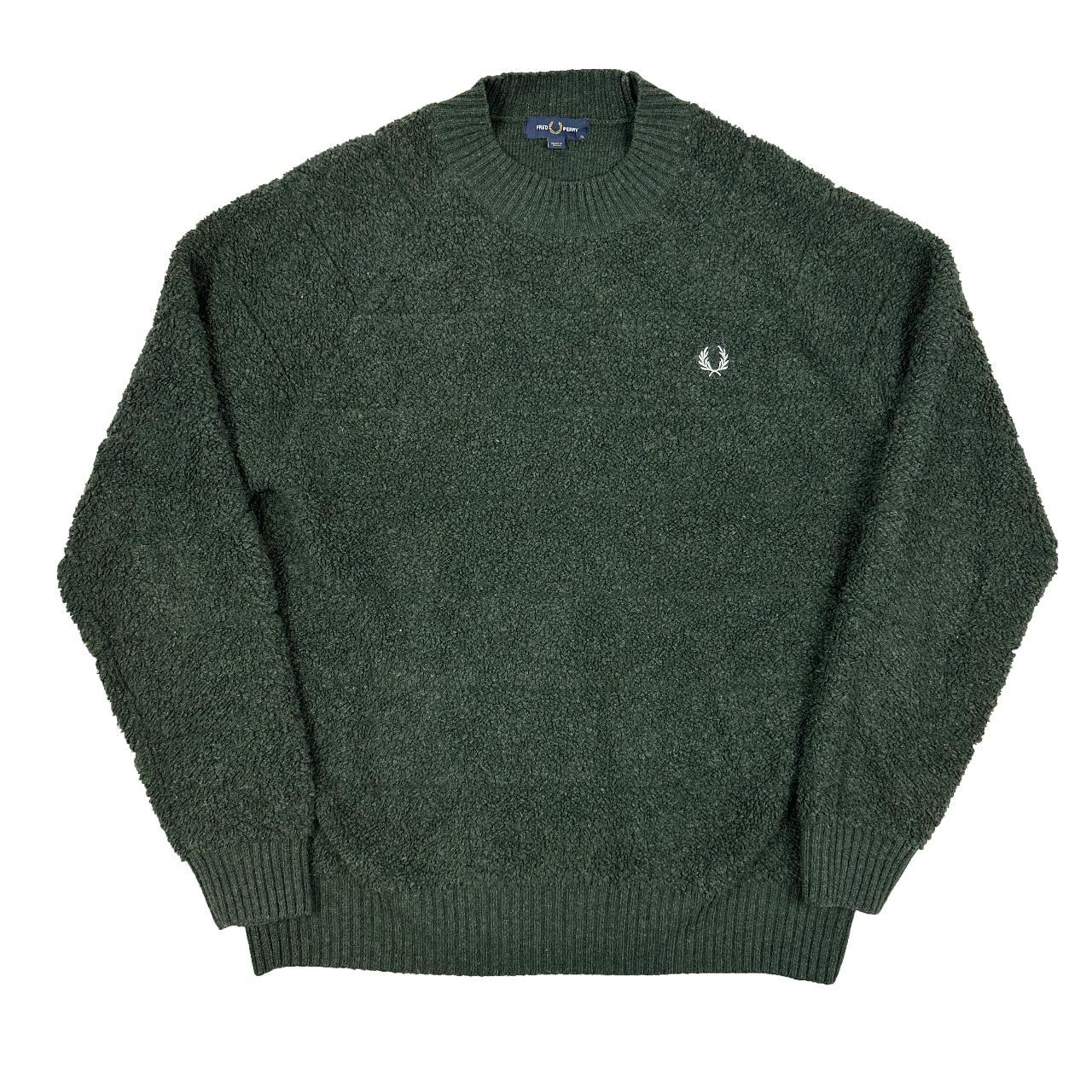 Fred Perry wool ribbed sweater Size XL You can... - Depop