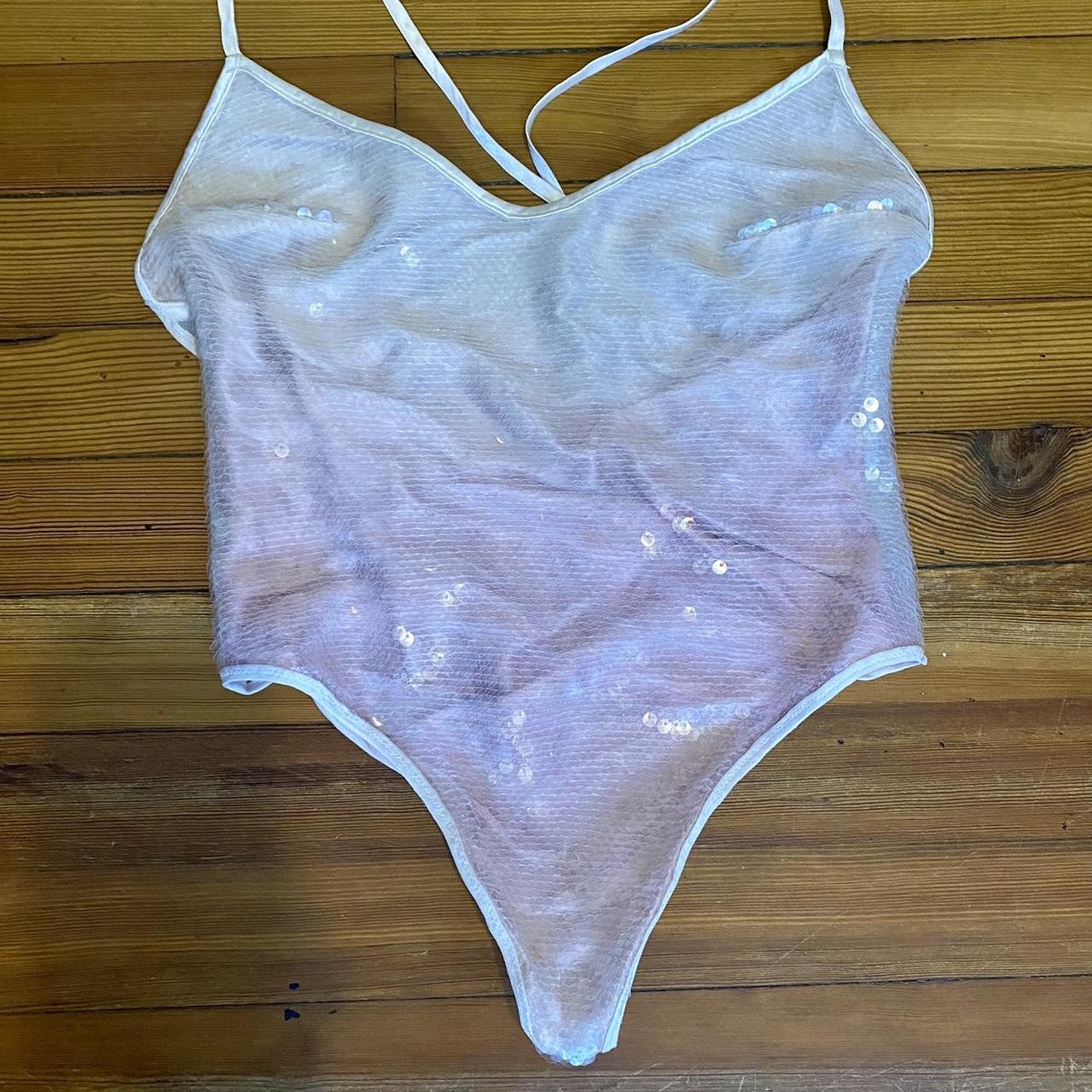 Gorgeous Victoria’s Secret Sequin body suit! Has a... - Depop