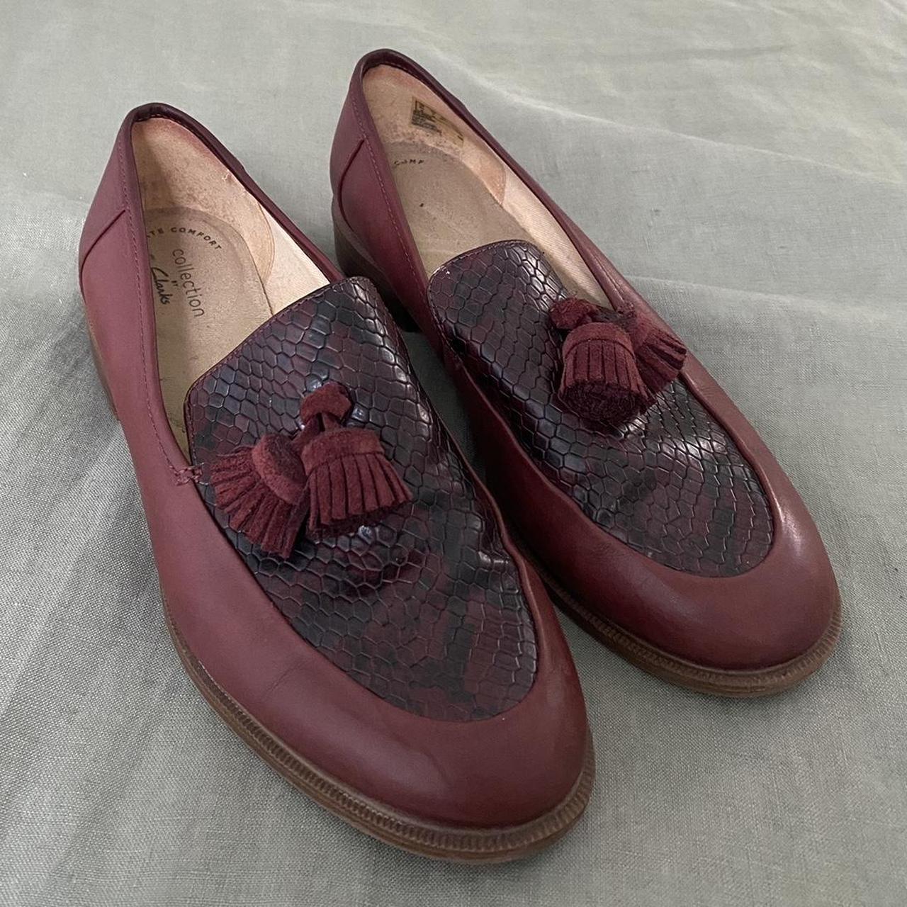 Clark’s Taylor Spring Leather Loafer Slip-on... - Depop