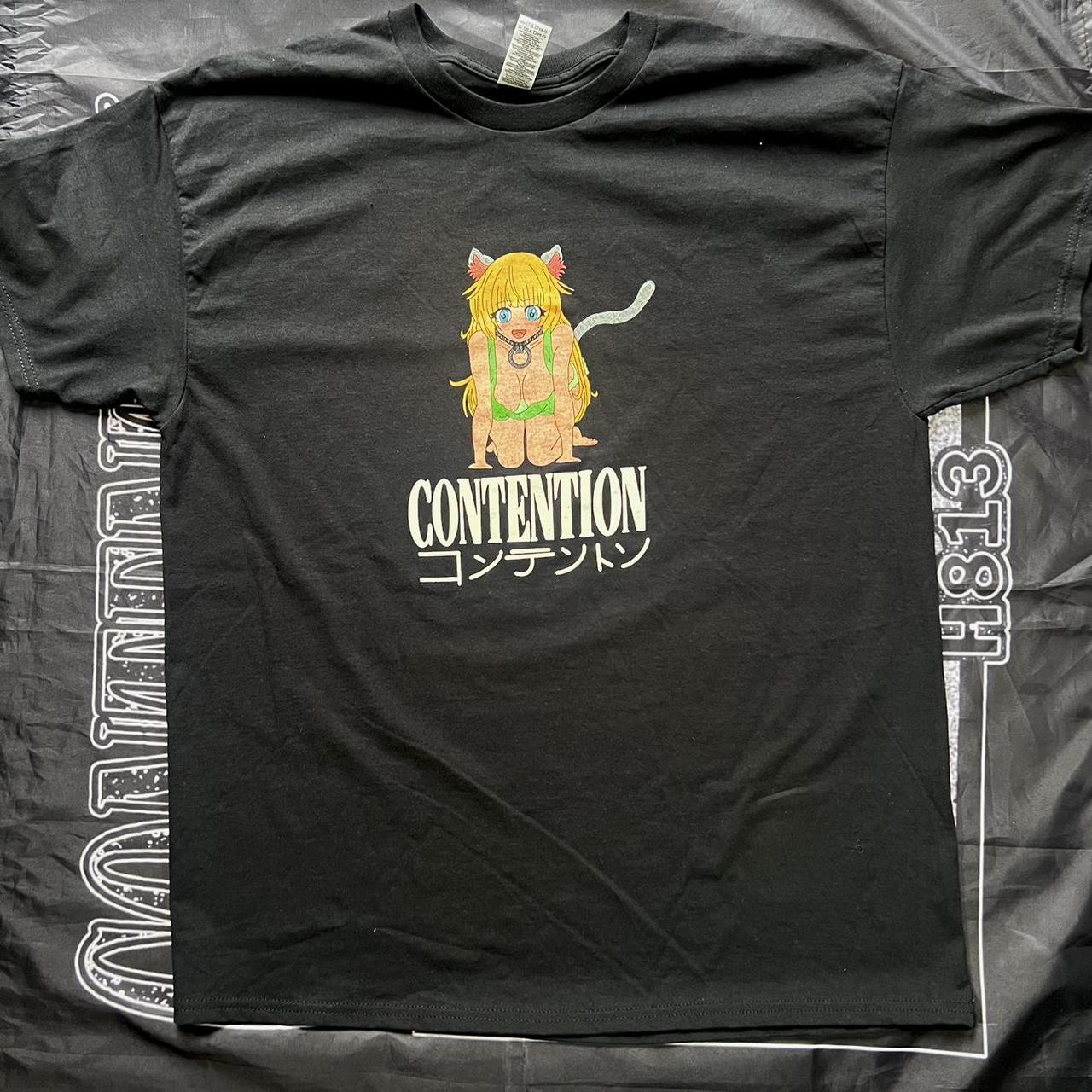 CONTENTION XL Printed on Gildan heavy, shipping... - Depop