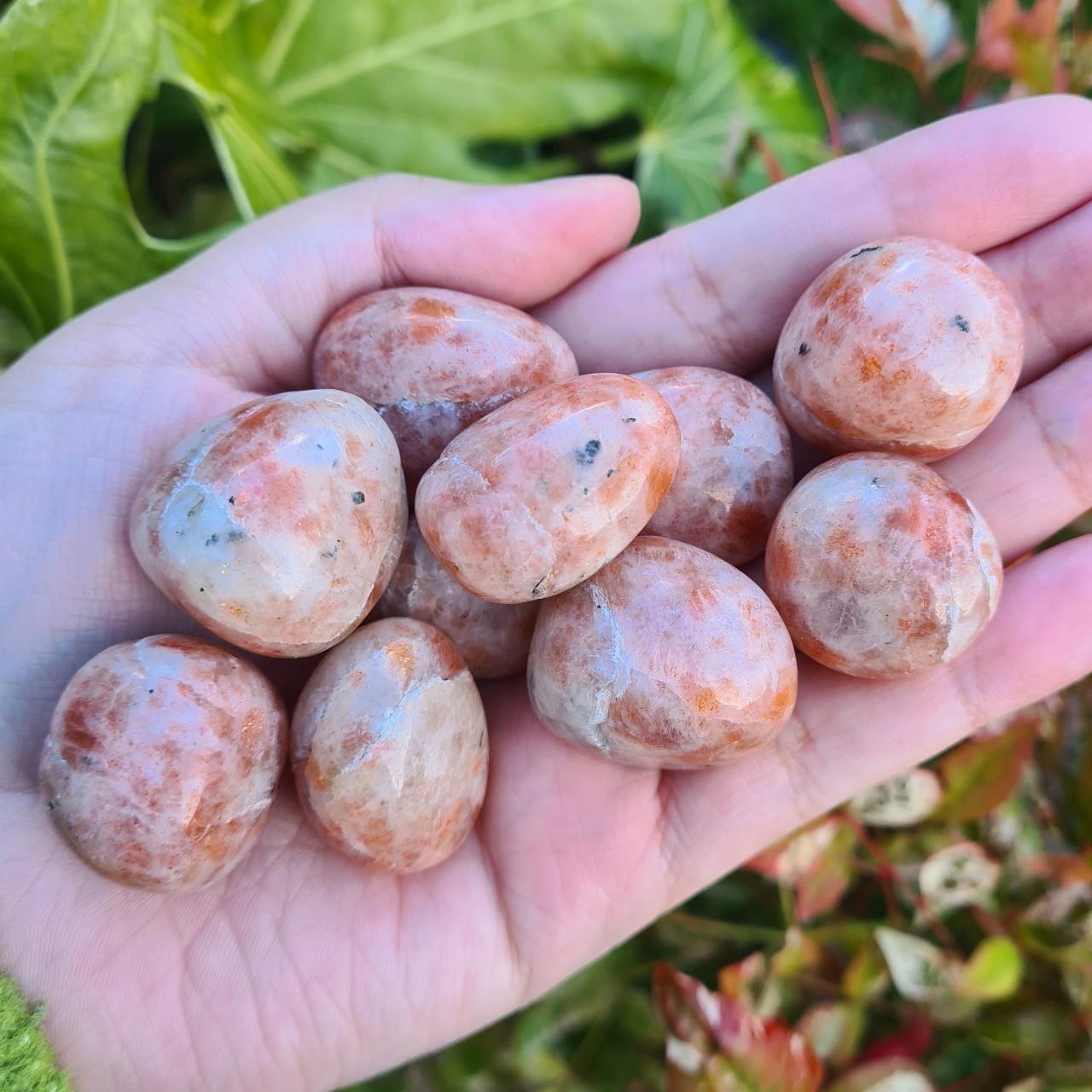 Sunstone crystal tumbles (1 random piece) - Depop