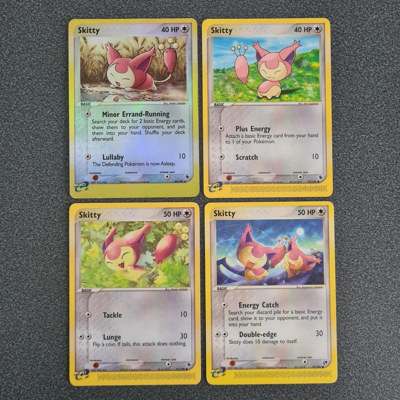 Pokémon EX Sandstorm And EX Ruby & Sapphire Skitty... - Depop