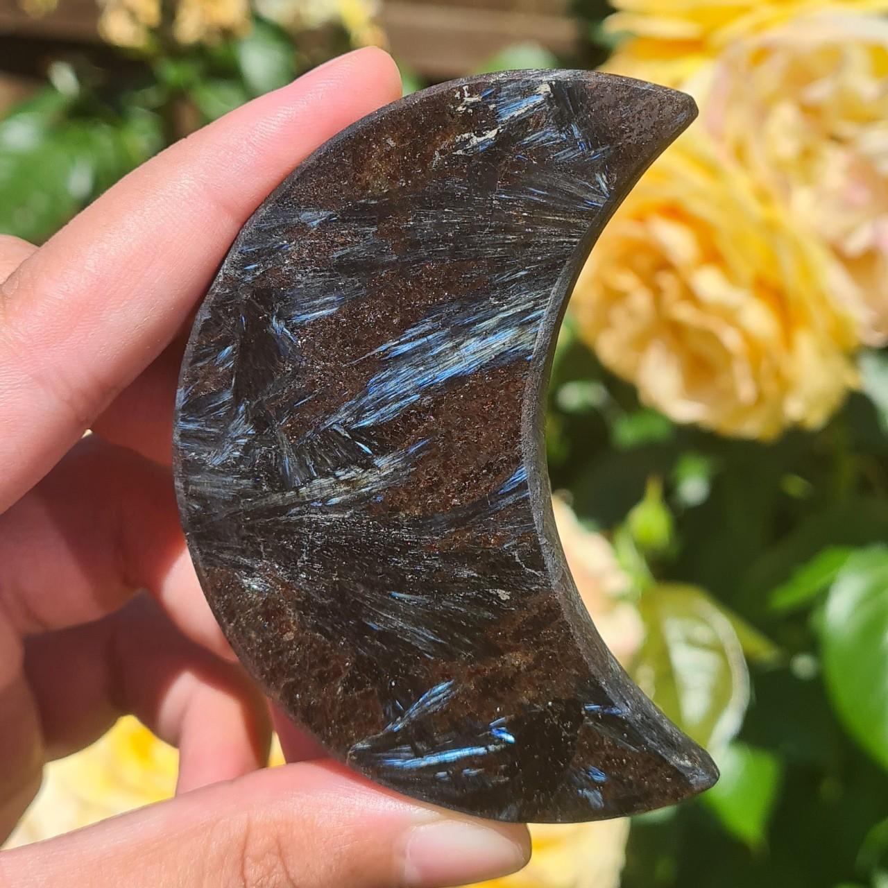 Firework stone with pyrite and garnet inclusion... - Depop