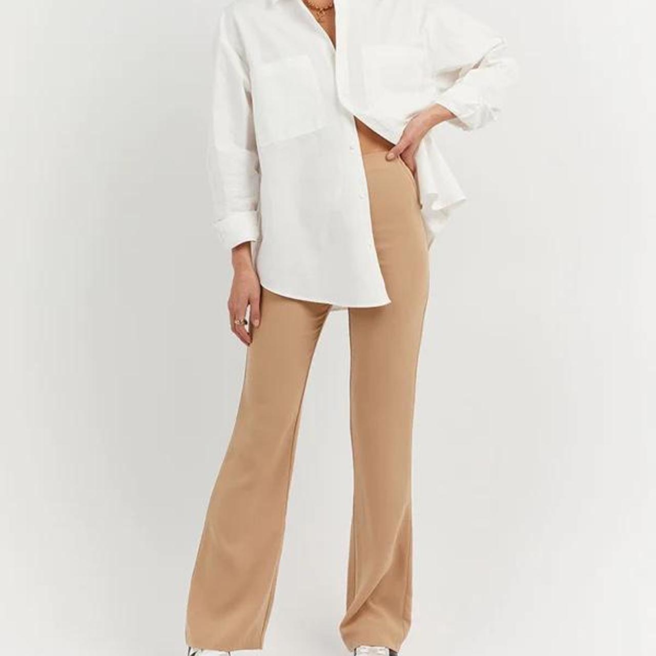 SELLING Dissh Hicks Camel Flare Pants Size 8 BNWT - Depop