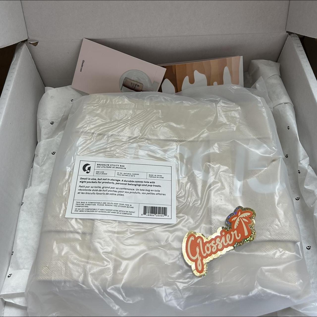 Glossier Brooklyn Utility Tote Bag - Brooklyn, NYC... - Depop