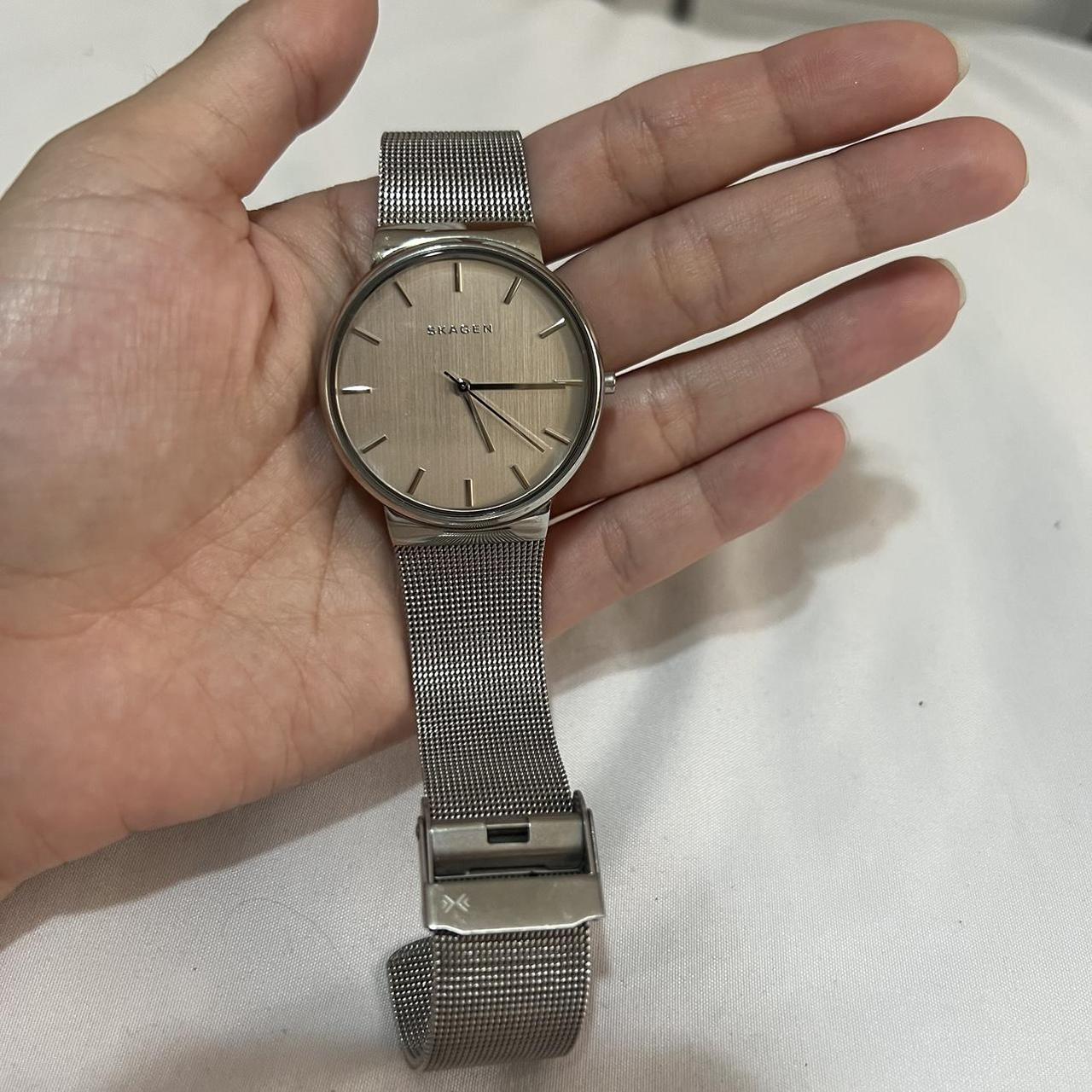 Skagen silver watch - Depop