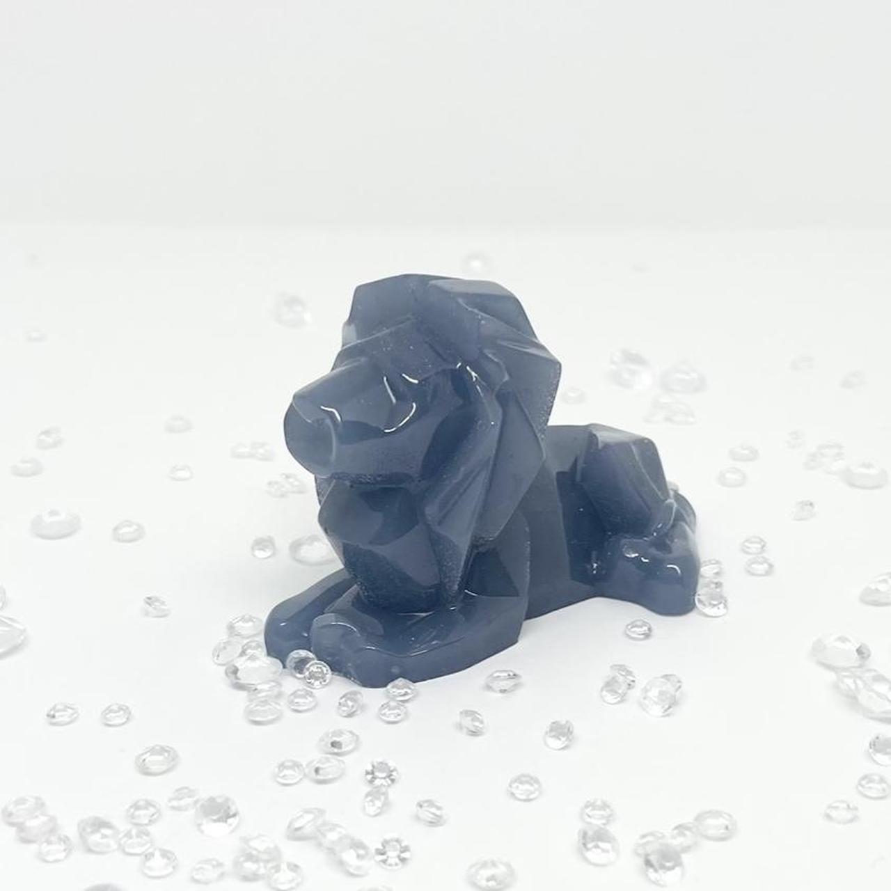 HANDMADE RESIN GEO LION Each lion measures... - Depop