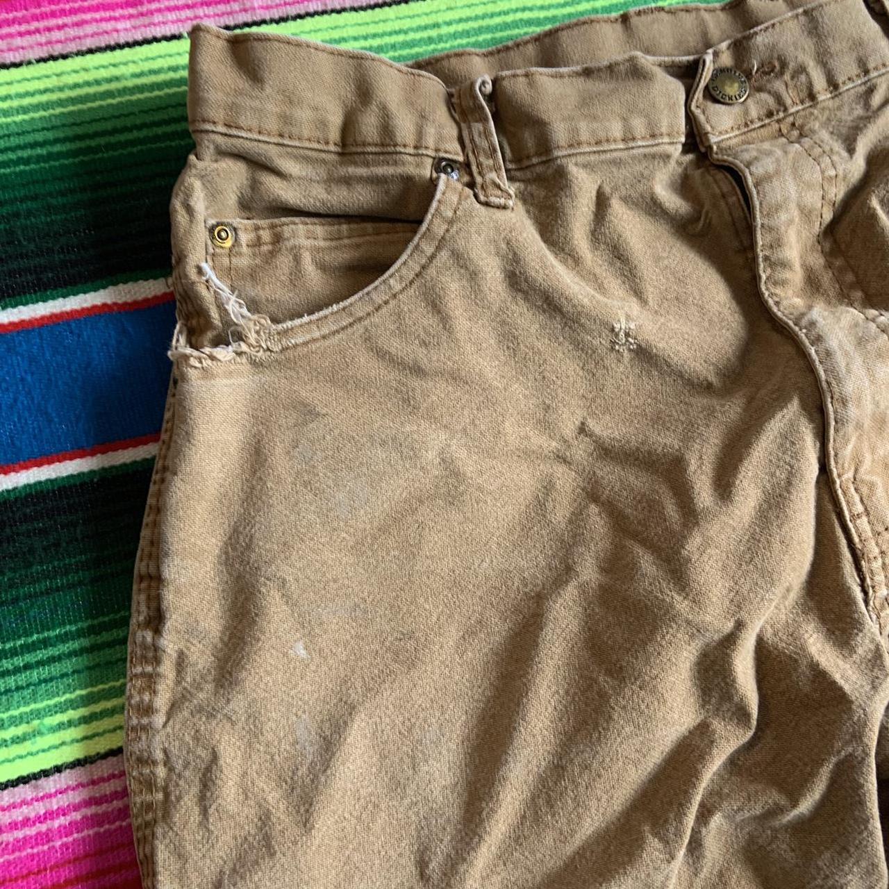 Tan DICKIES essential carpenter pants 🤎 -general... - Depop