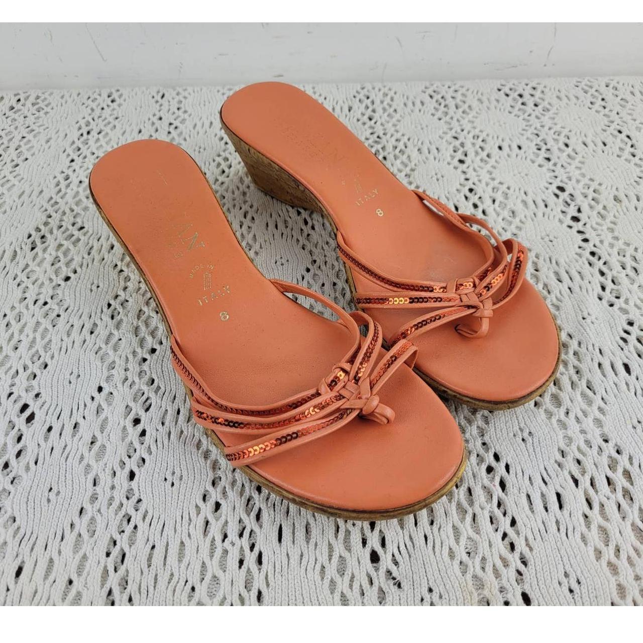 Women's Orange Sandals | Depop
