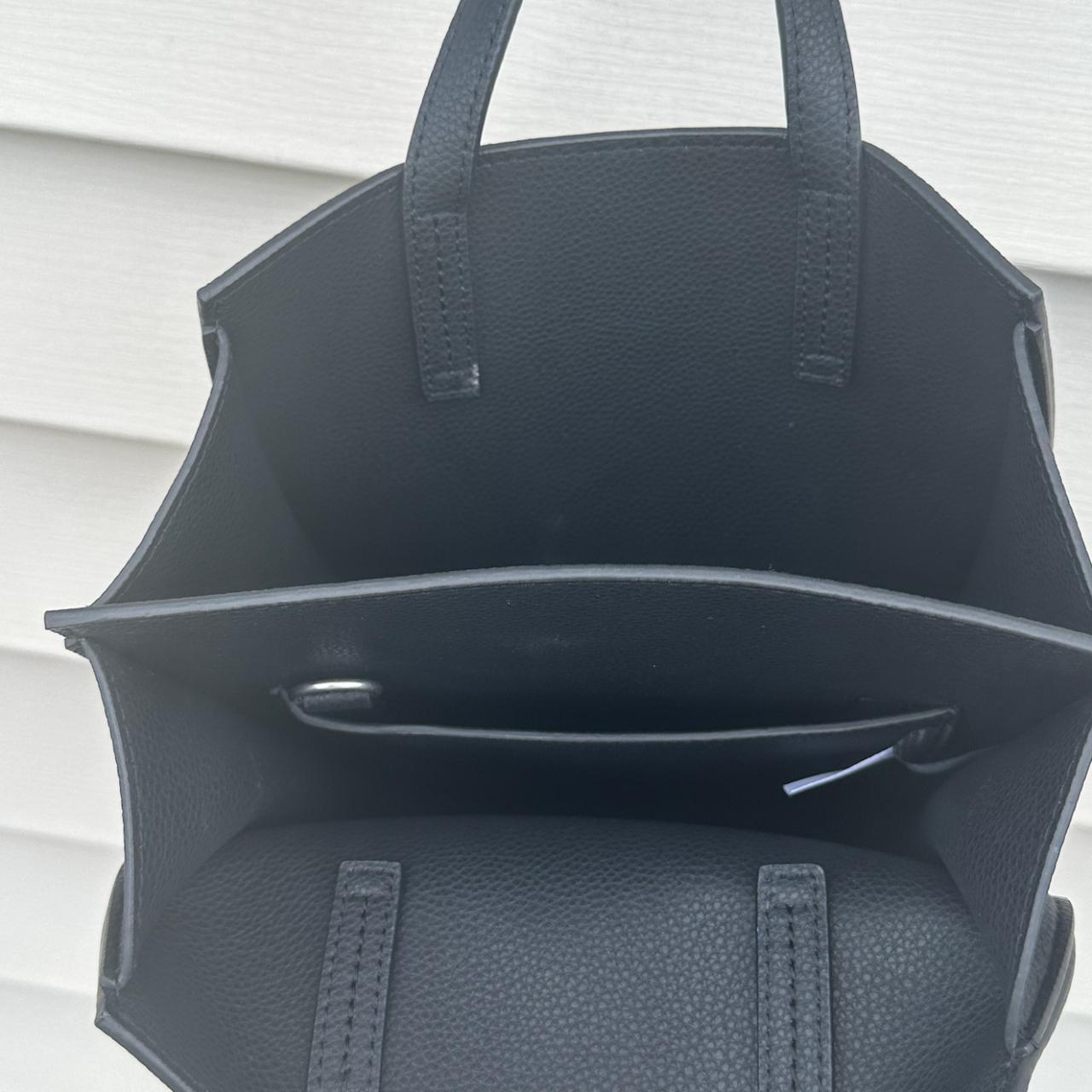 UNIQLO black shopper tote bag - lost crossbody strap... - Depop