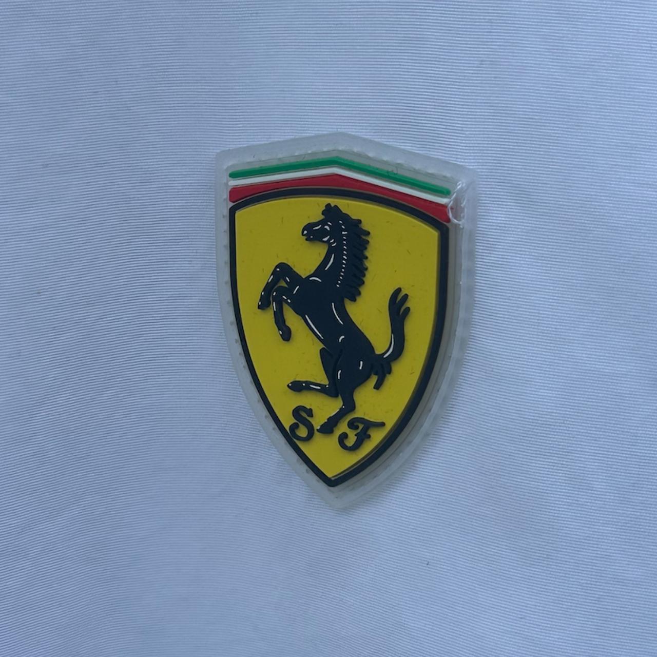 Ferrari Jacket with raised decals - Depop