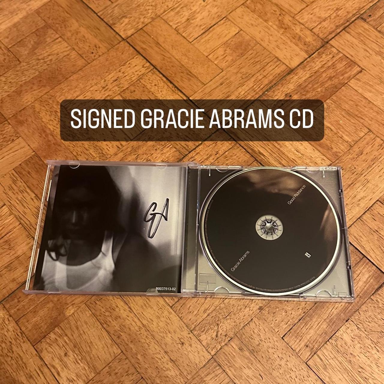Signed good riddance Gracie Abrams CD some damage to... - Depop