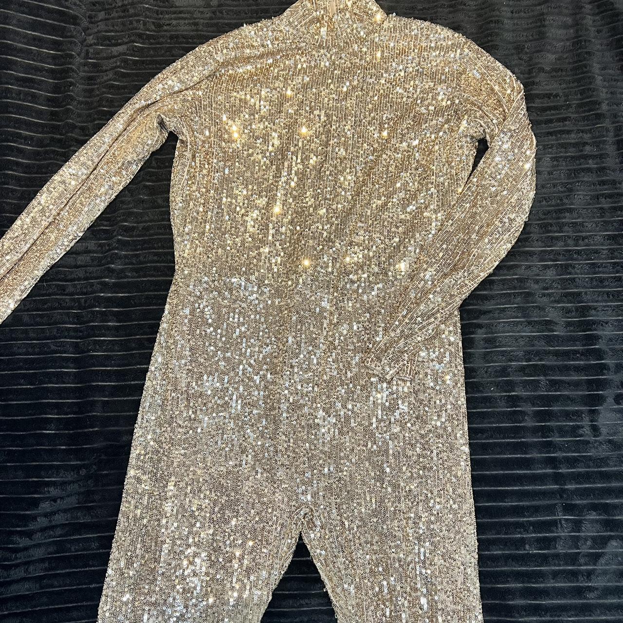 Women's Gold Jumpsuit | Depop