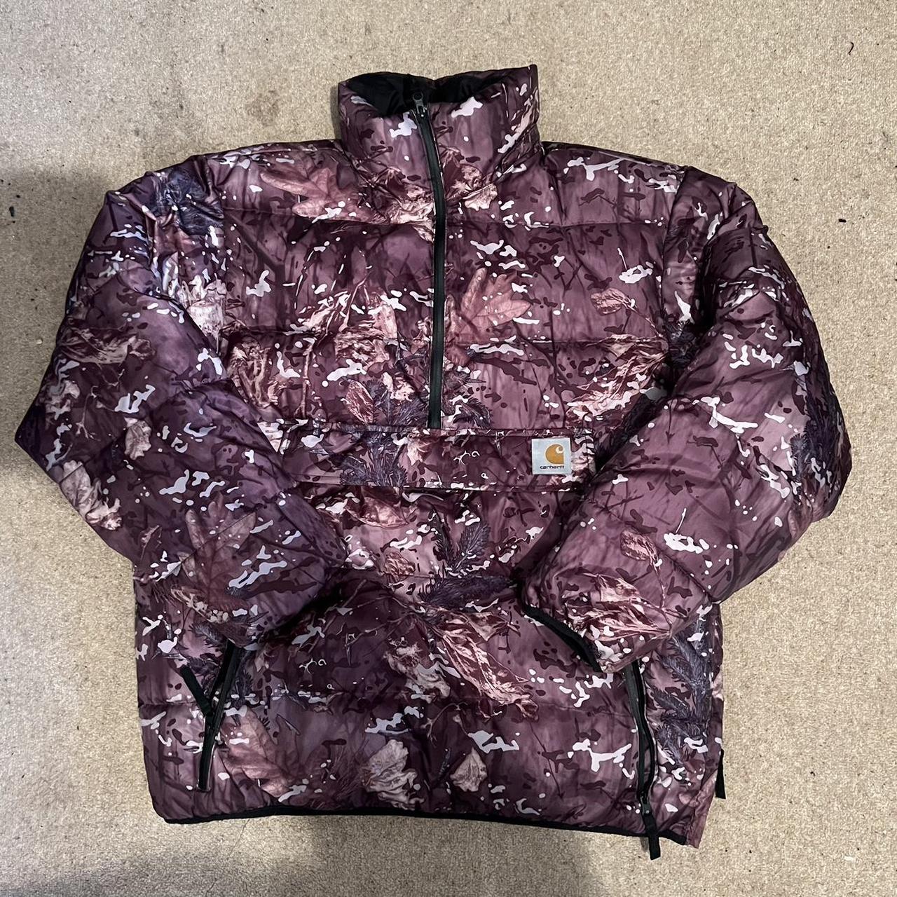 Carhartt camo puffer coat jacket Great condition,... - Depop