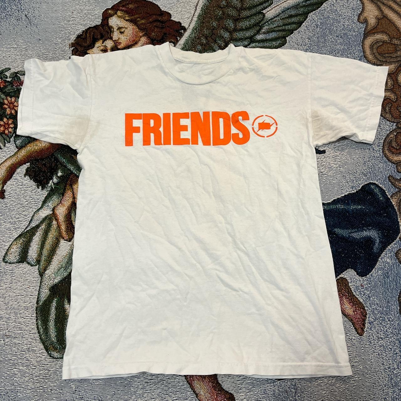 VLONE Friends White Shirt Size Large - Depop
