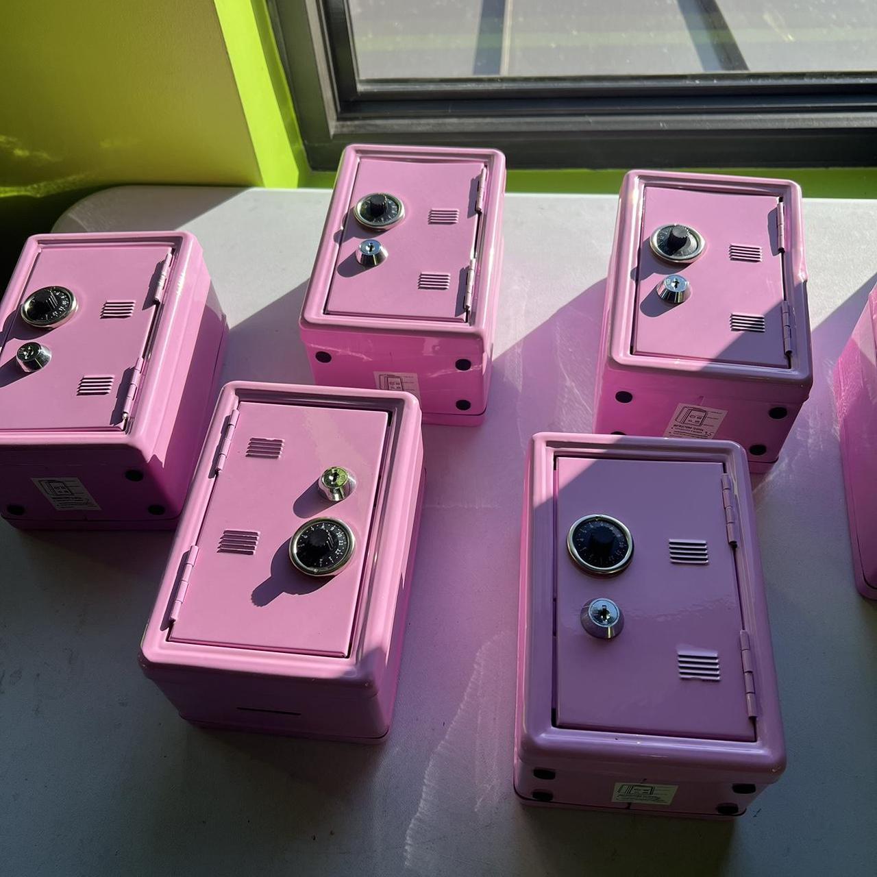 Cute baby pink combination locker safe 🔐 🛍️ ships... - Depop