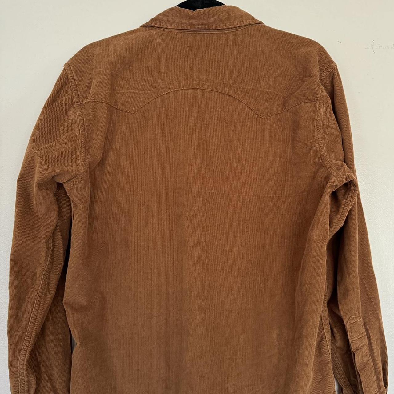 Men's Frye corduroy button up collard shirt In... - Depop