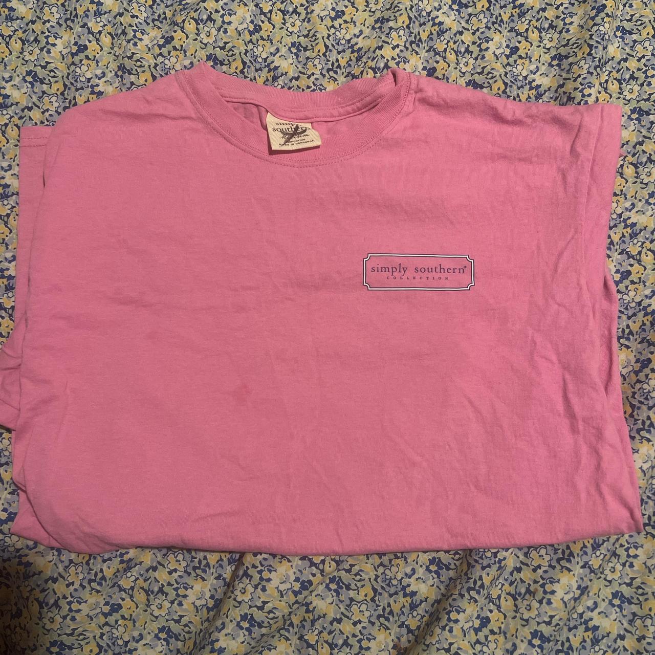Simply southern Pink short sleeve - Depop