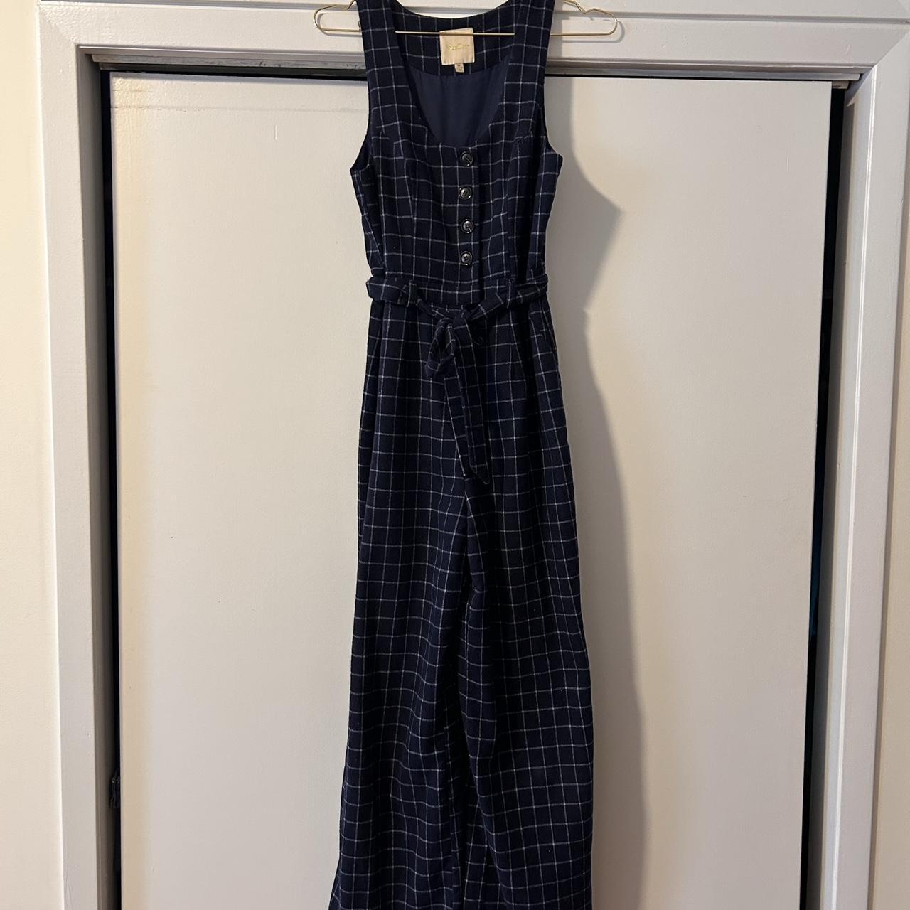modcloth vintage inspired jumpsuit fully lined... - Depop