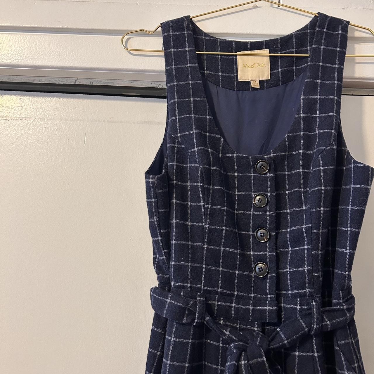 modcloth vintage inspired jumpsuit fully lined... - Depop