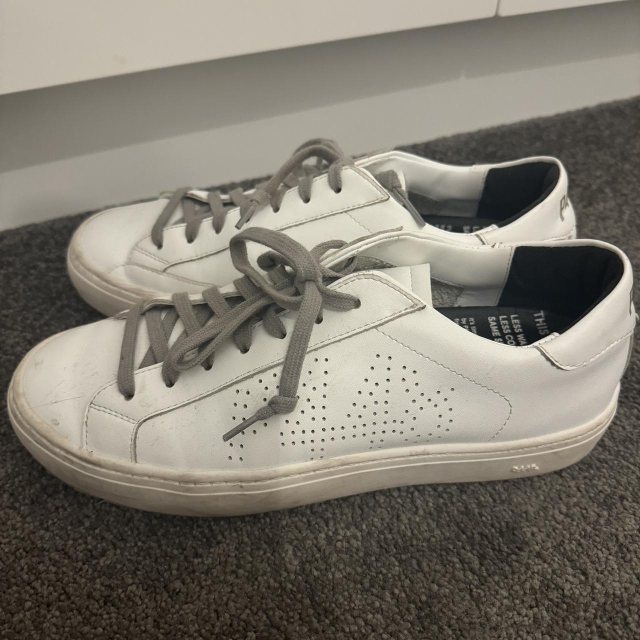 P448 white sneakers Made in Italy Size 40 - Depop
