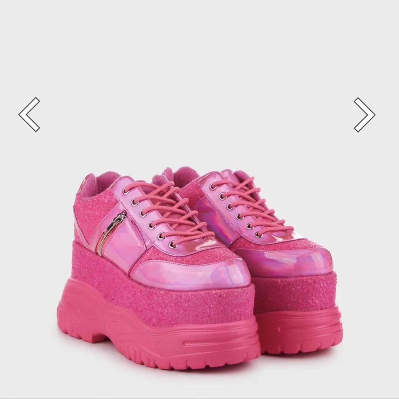 Club Exx Hit Shuffle Platform Sneakers. Worn once... - Depop